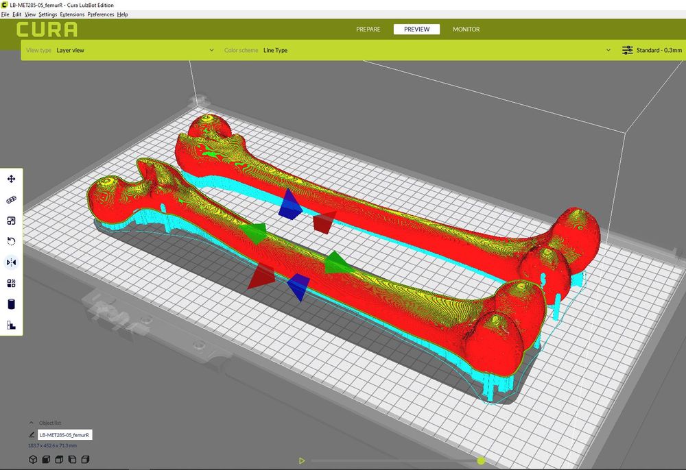 From Bytes to Bones: How We 3D Printed a Life-Sized Human Femur